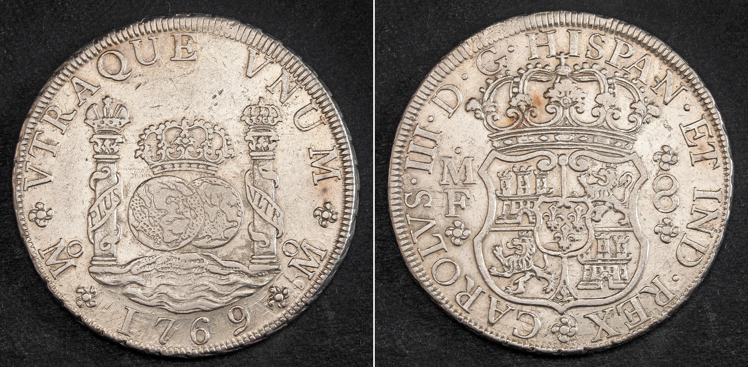 1769, Mexico, Charles III. Large Spanish Colonial ...