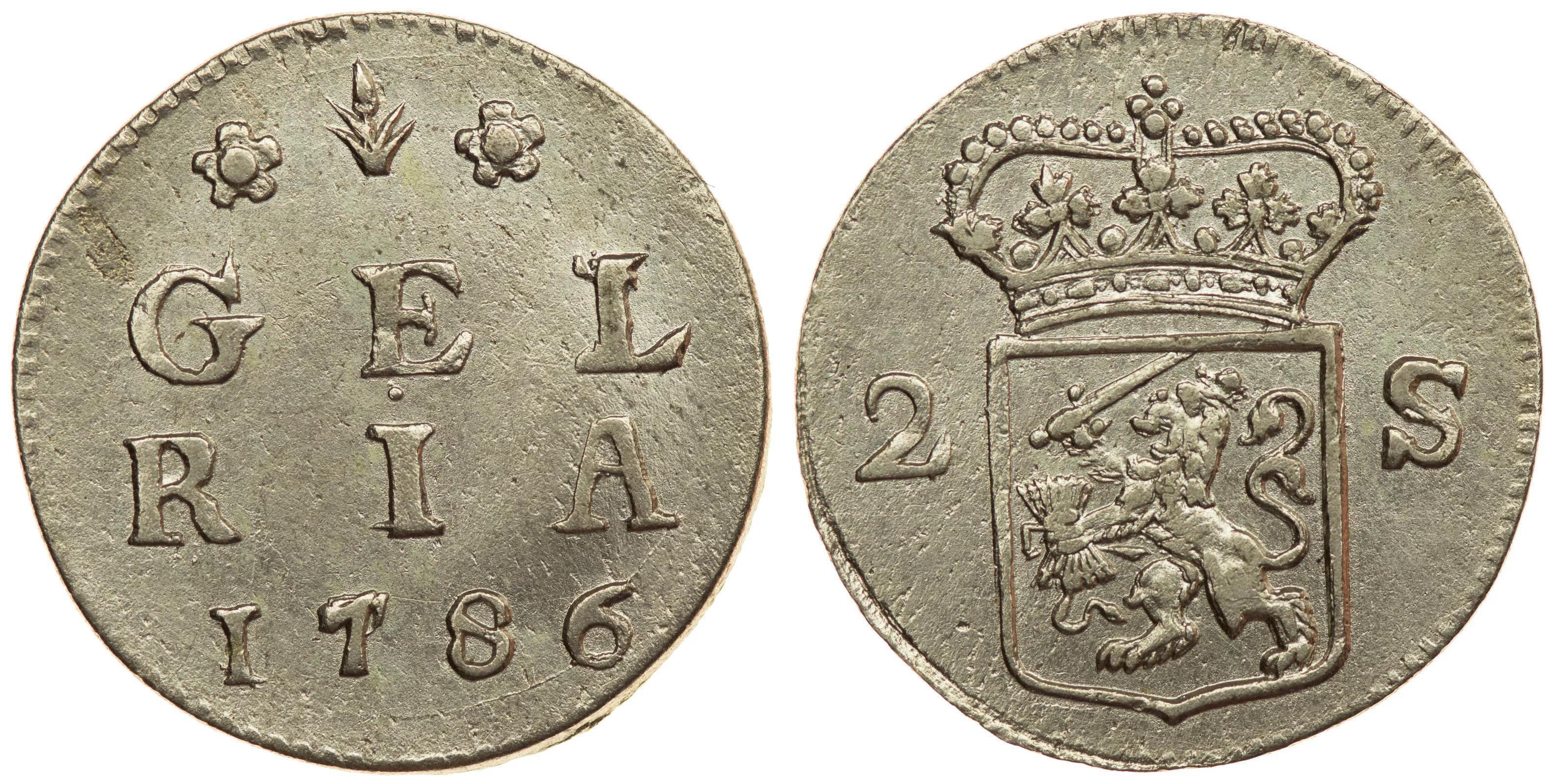 2 Stuiver 1786 Netherlands Silver | Prices & Values
