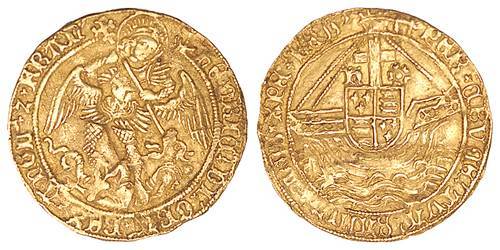 1 Angel 1499-1502 Kingdom of England (927-1649,1660-1707) Gold Henry ...