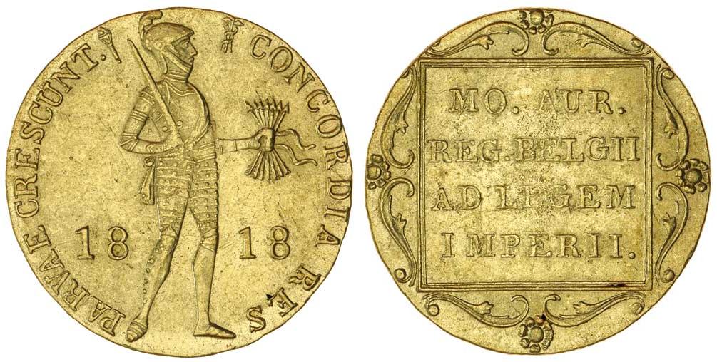 1 Ducat 1818 Kingdom of the Netherlands (1815 - ) Gold | Prices ...