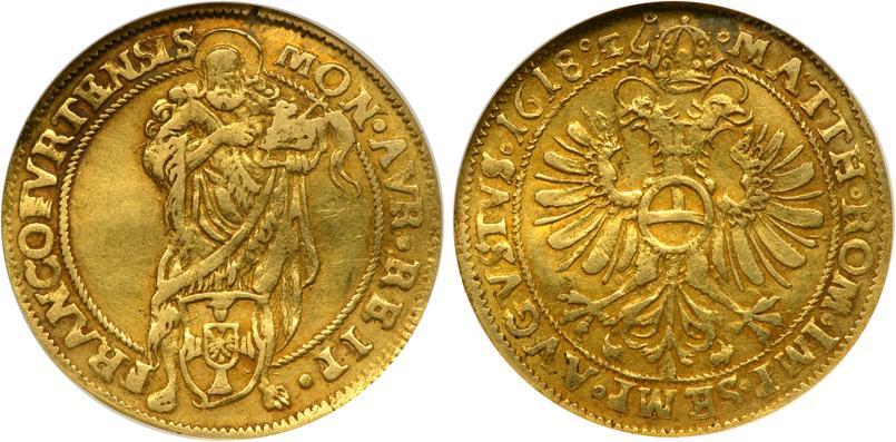 1 Gulden 1618 States of Germany Gold | Prices & Values