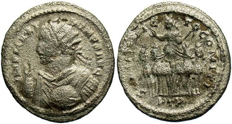 Antik Münze 1 Argenteus Römische Kaiserzeit (27BC-395) Silber 310-313 ...