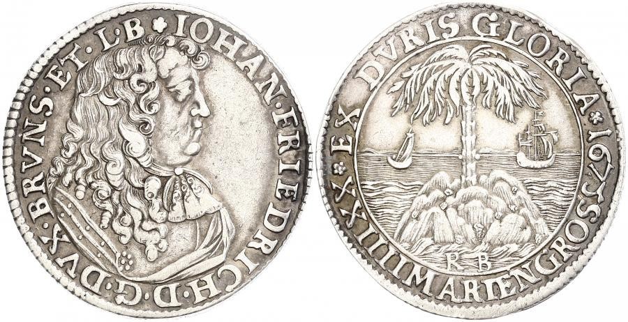 Moneta 24 Mariengroschen Sacro Romano Impero (962-1806) Argento 1675 ...
