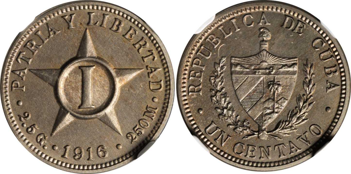 1 Centavo 1946 Cuba Copper/Nickel | Prices & Values KM-33.1