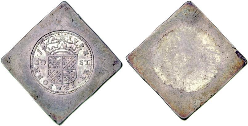 50 Stuiver 1672 Dutch Republic (1581 - 1795) Silver | Prices & Values KM-27